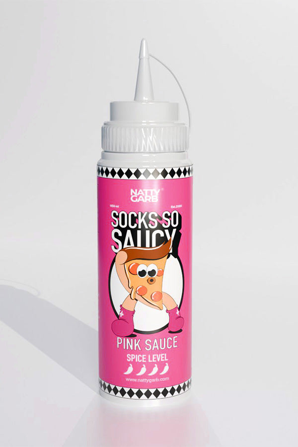 SOCKS SO SAUCY - PINK SAUCE – NATTY GARB