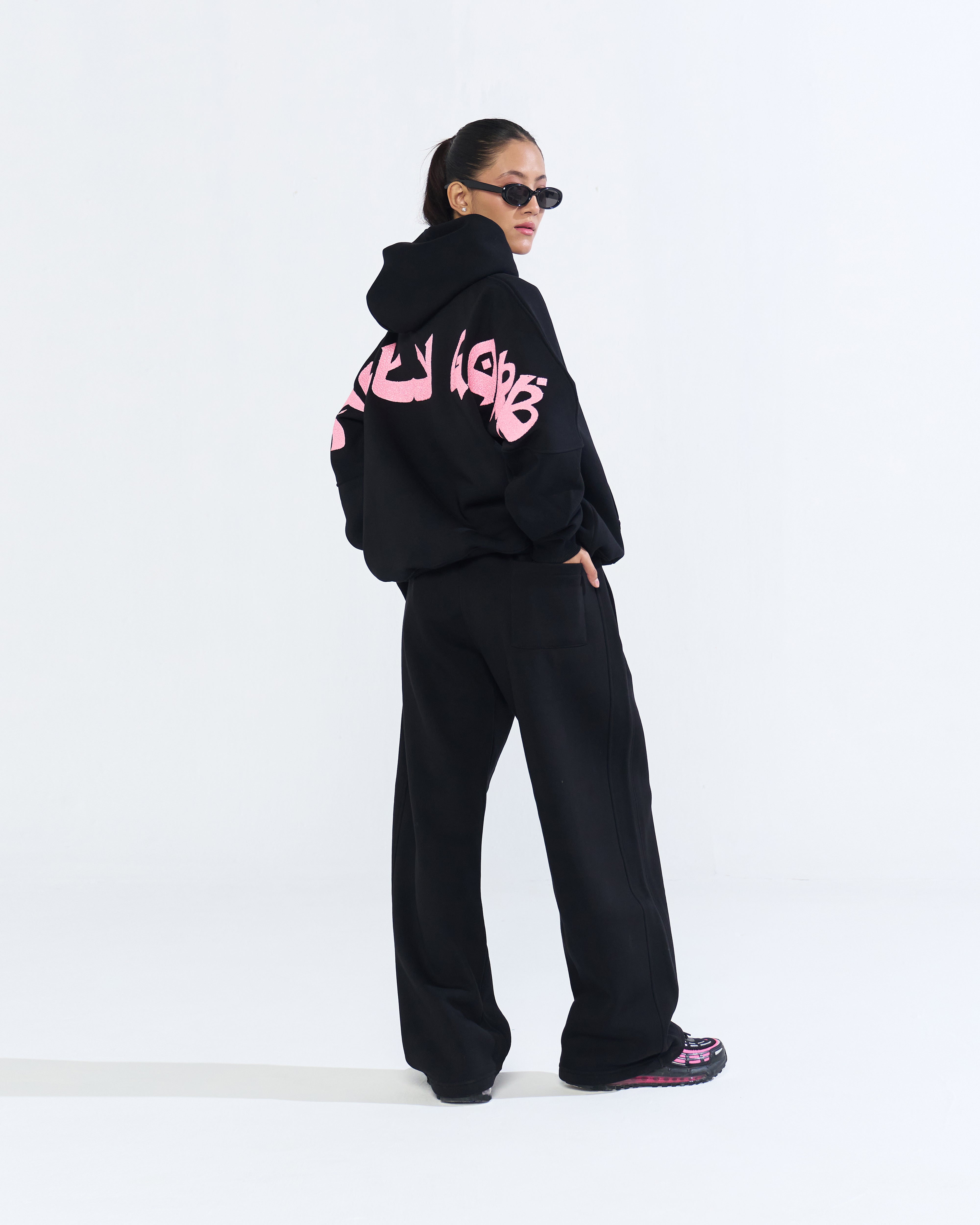 SIGNATURE CO-ORD(BLACK & PINK) – NATTY GARB