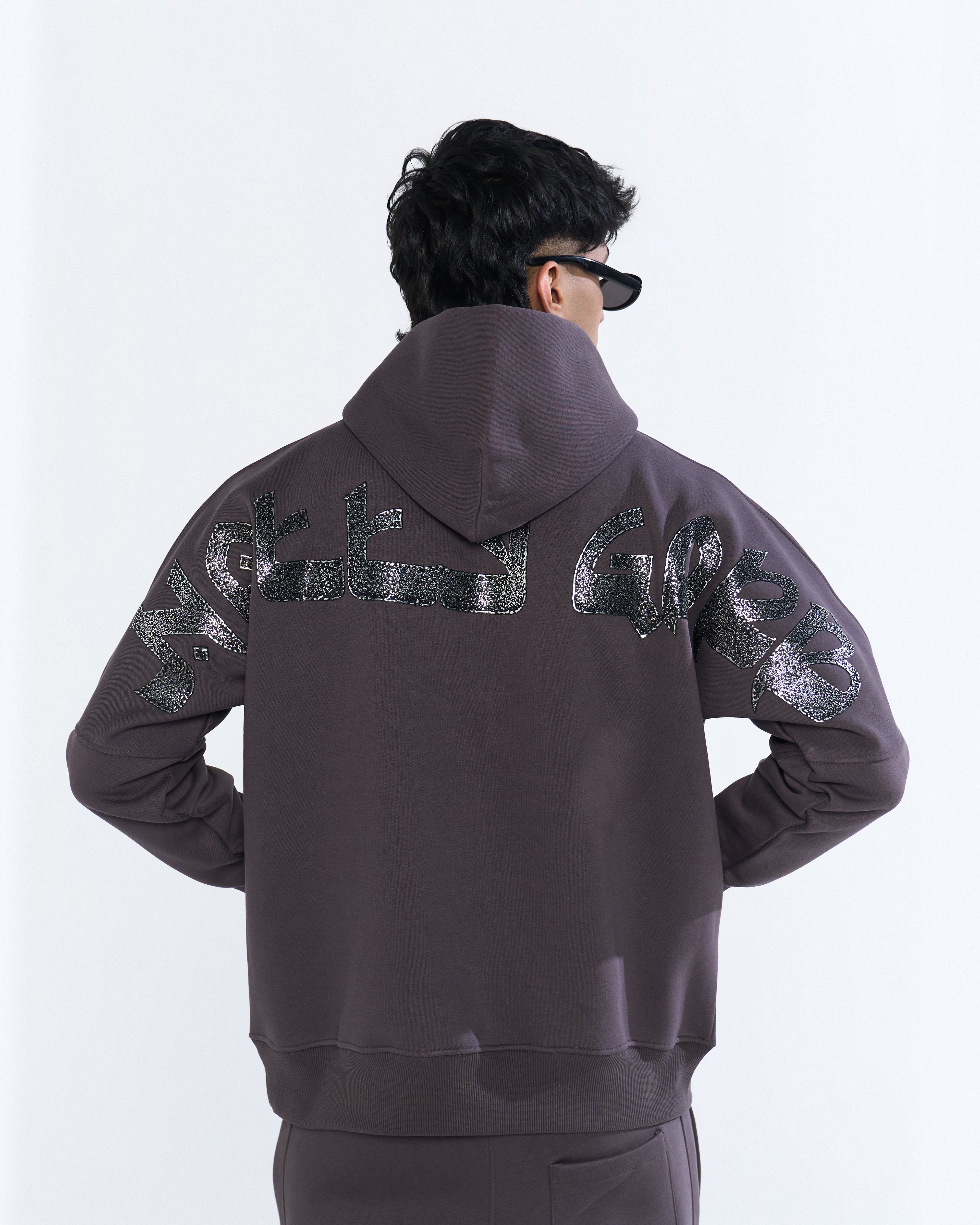 SIGNATURE HOODIE (GREY & SILVER) – NATTY GARB