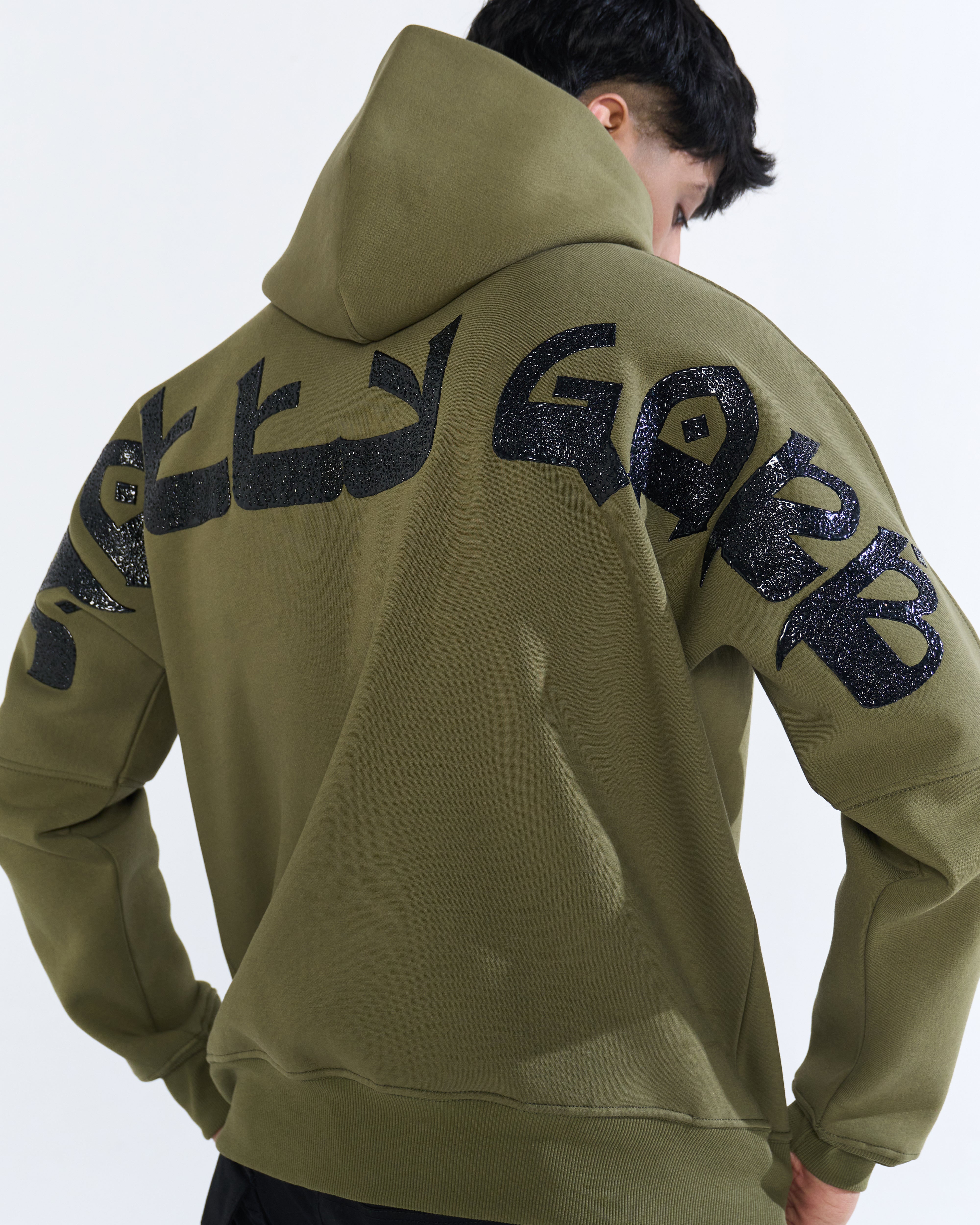 SIGNATURE HOODIE (ARMY GREEN) – NATTY GARB
